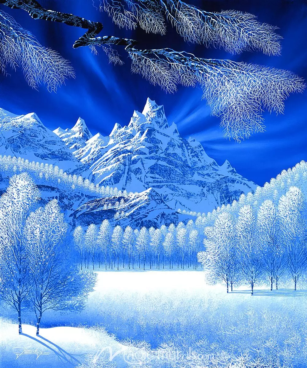 Icy Paradise Wallpaper Wall Mural by Magic Murals