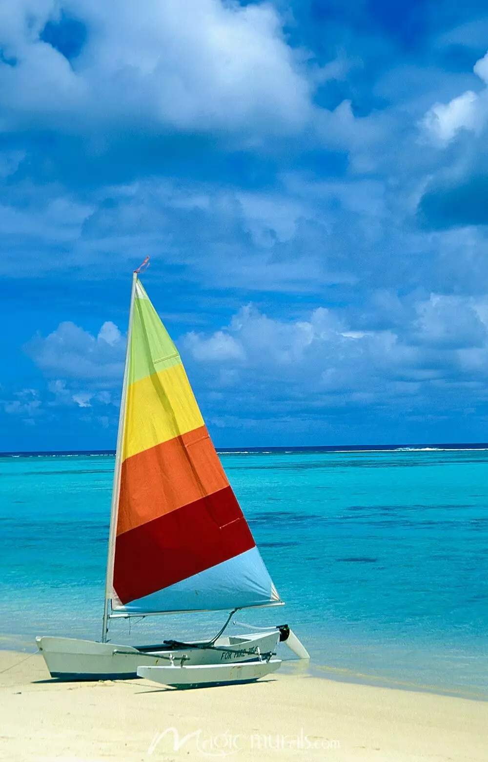 Tropical Sailing Wallpaper