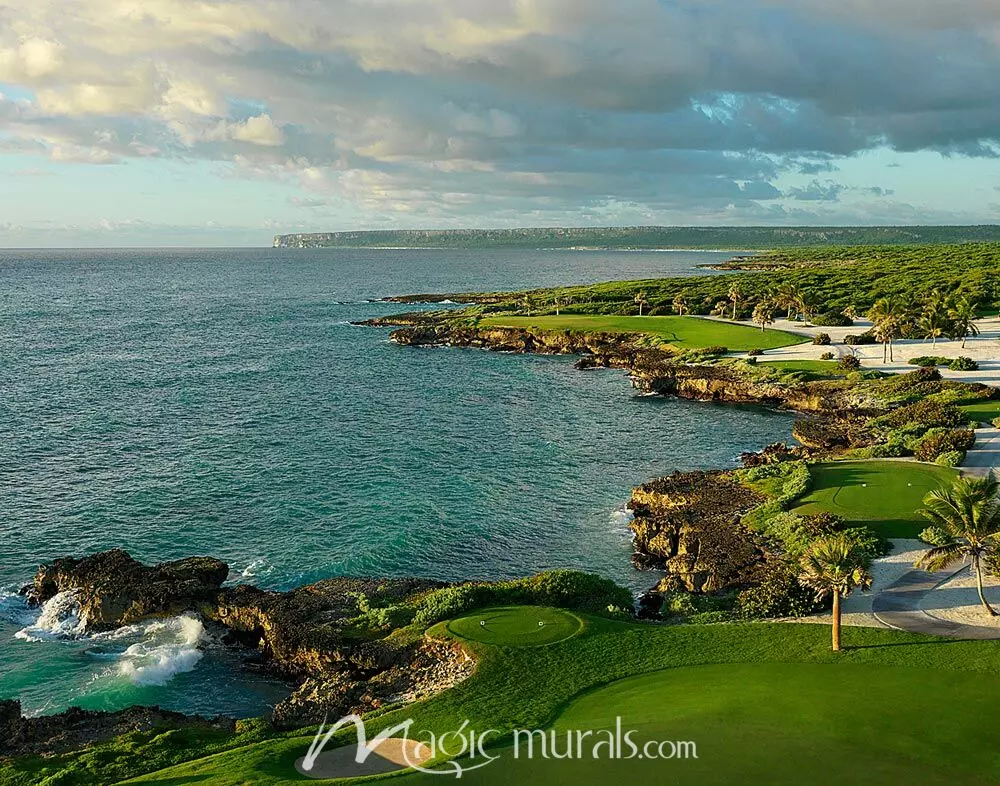 Punta Espada 13th Hole Wallpaper Mural by Magic Murals