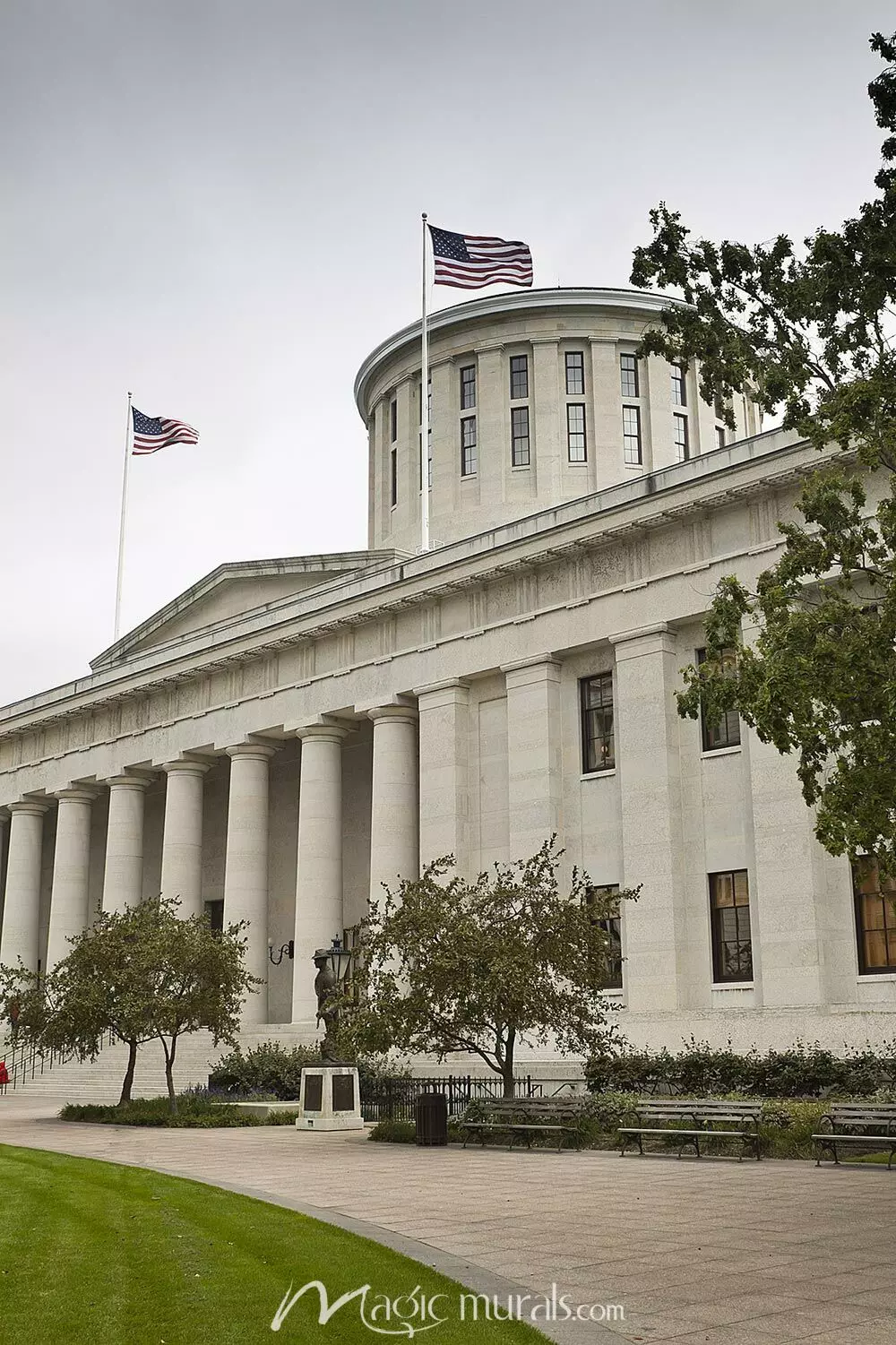 Ohio State Capitol Wallpaper Wall Mural by Magic Murals