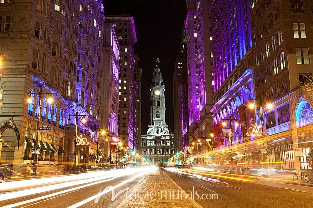 Philadelphia Streets Wallpaper Mural by Magic Murals