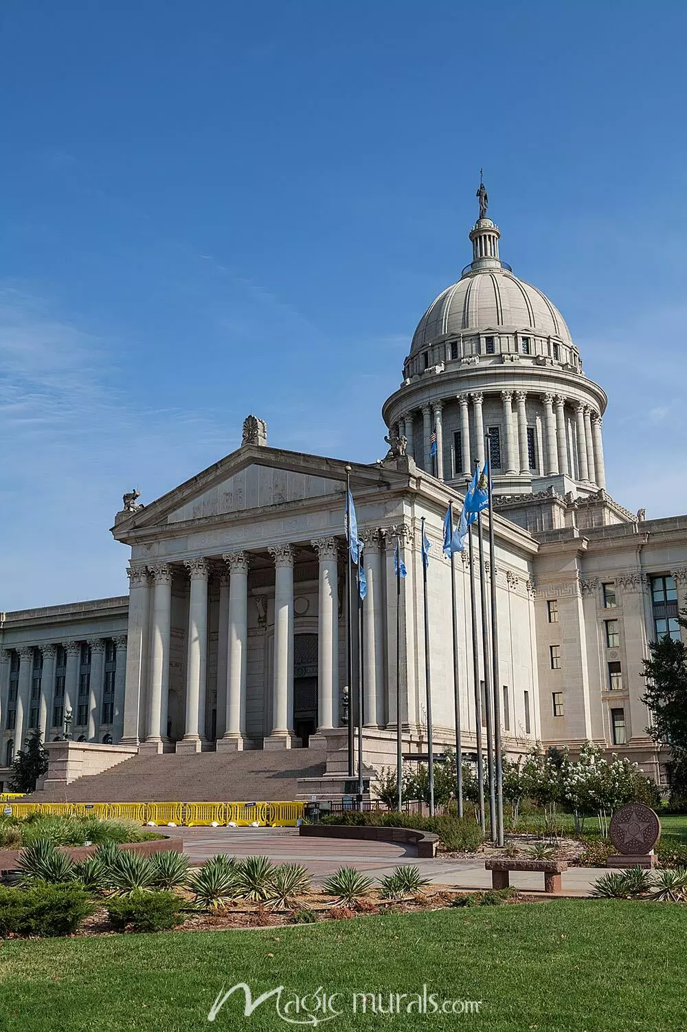 Oklahoma State Capitol Building Mural by Magic Murals