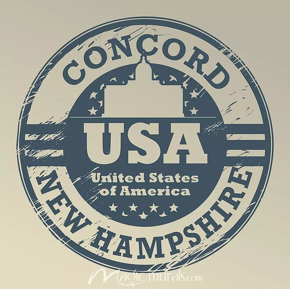 Welcome to Concord Wallpaper Wall Mural by Magic Murals