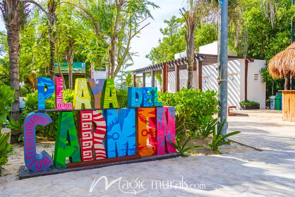 Playa del Carmen Welcome 0098 Wallpaper Mural by Magic Murals