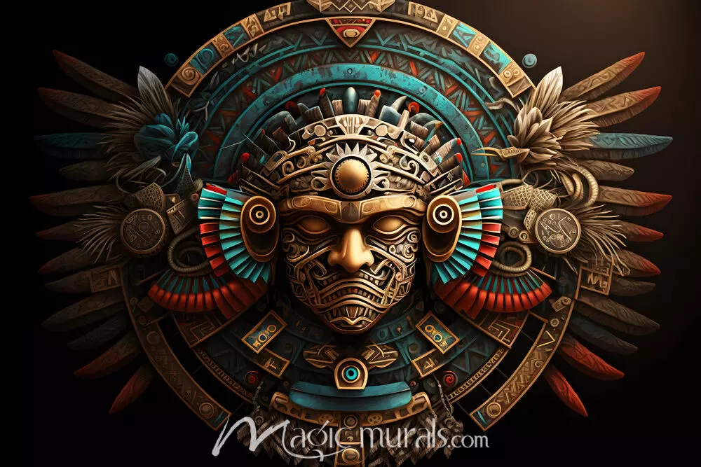 Mesoamerican Graphic 0406 Wallpaper Mural by Magic Murals