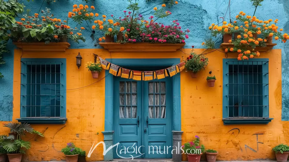 Mexican Streetscape 8781 Wallpaper Mural by Magic Murals