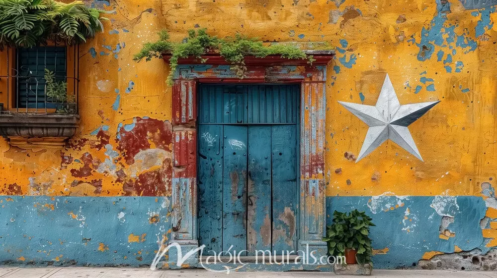 Mexican Streetscape 8963 Wallpaper Mural by Magic Murals