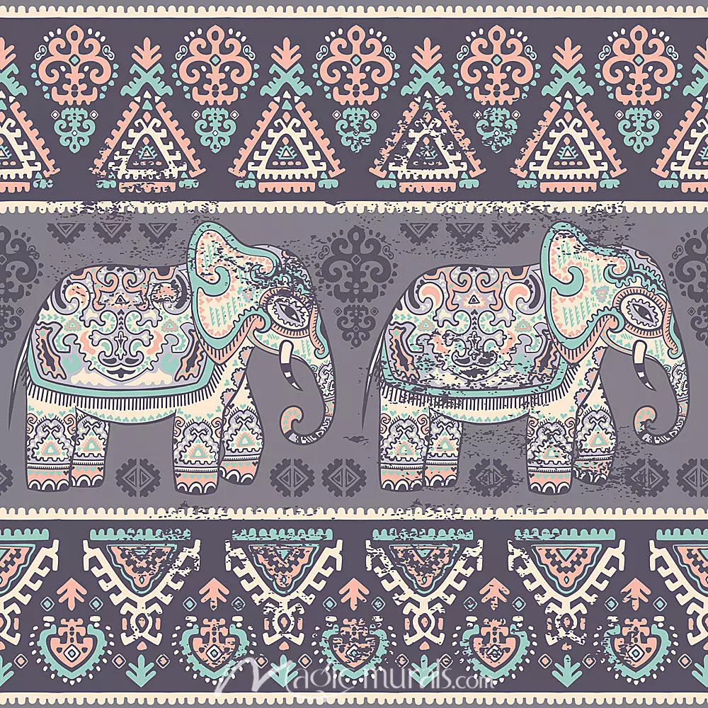 Indian Elephants Background