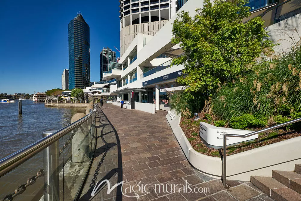 High Rise Waterfront Brisbane 2 Mural by Magic Murals
