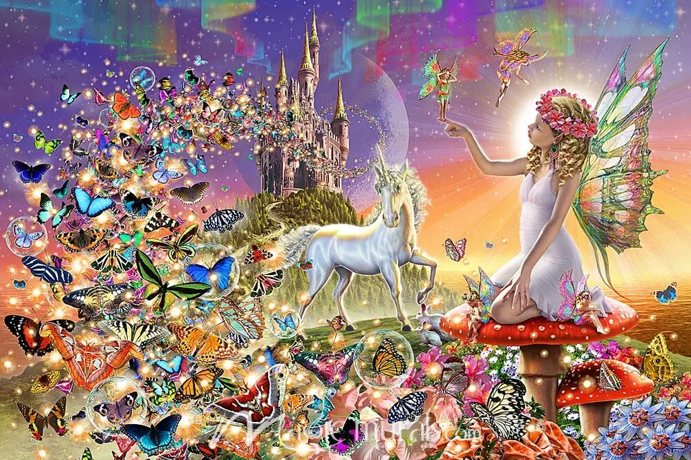 Fairyland Wallpaper Wall Mural by Magic Murals