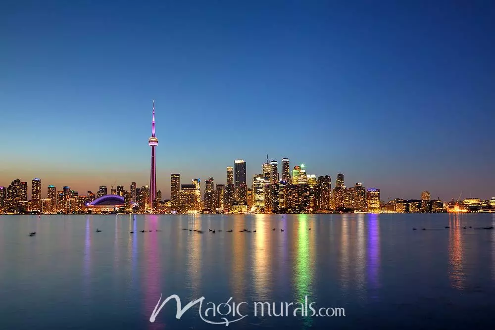 Iconic Toronto Skyline Wallpaper Mural by Magic Murals