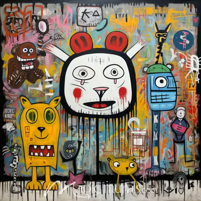 Graffiti Express Kids 15 Wallpaper Mural by Magic Murals