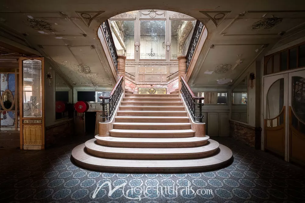 Elegant Stairs Wallpaper Wall Mural by Magic Murals