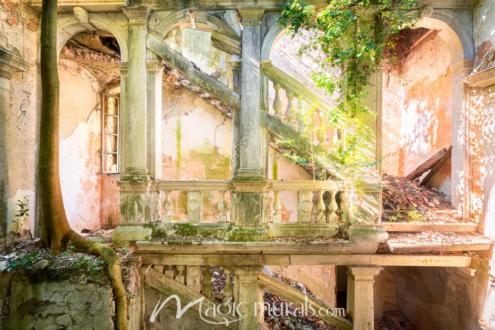 Poetic Villa Ruin Wallpaper Wall Mural by Magic Murals