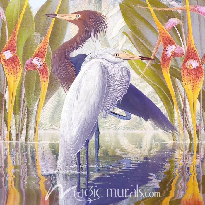 Water Walkers Four Wallpaper Wall Mural by Magic Murals