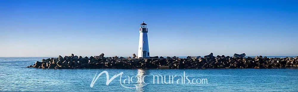 Santa Cruz Lighthouse Wallpaper Mural by Magic Murals