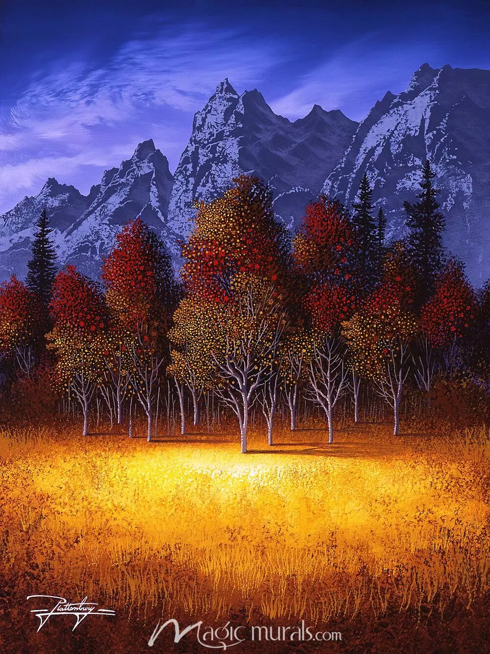 September Poem Wallpaper Wall Mural by Magic Murals