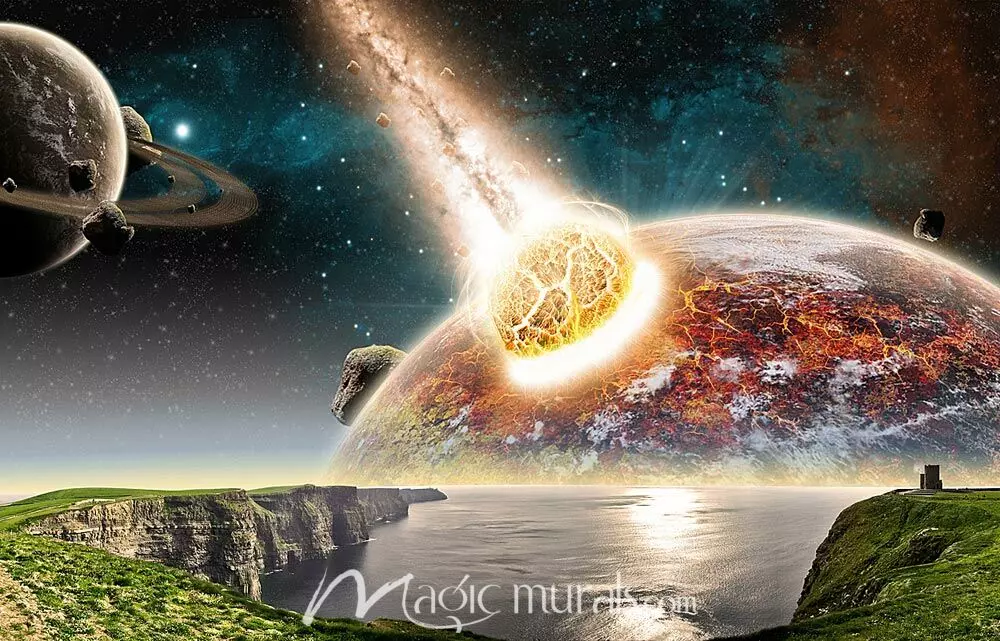 Galaxy explosion Wallpaper Wall Mural by Magic Murals