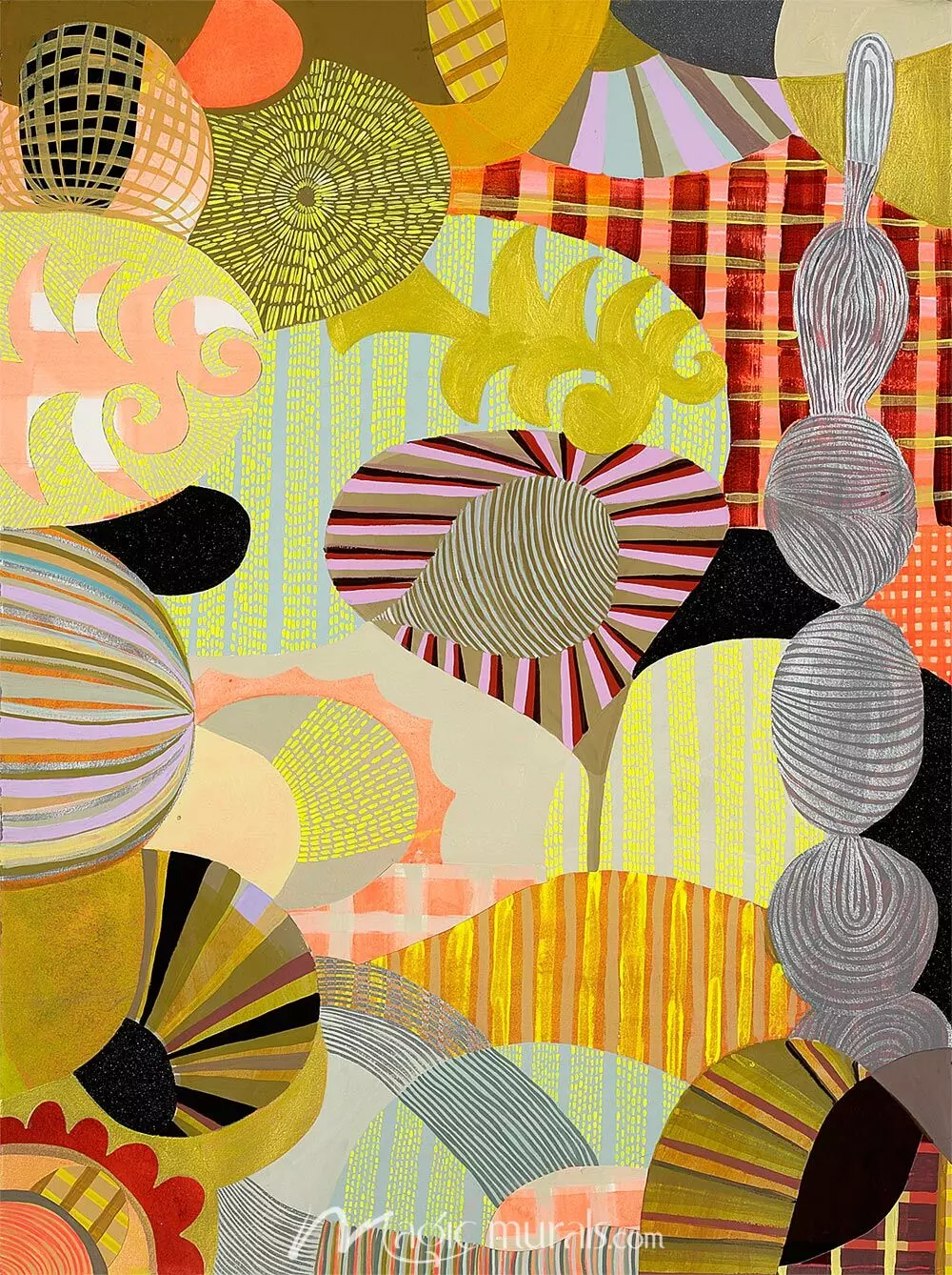 Abstract 101 Wallpaper Wall Mural by Magic Murals