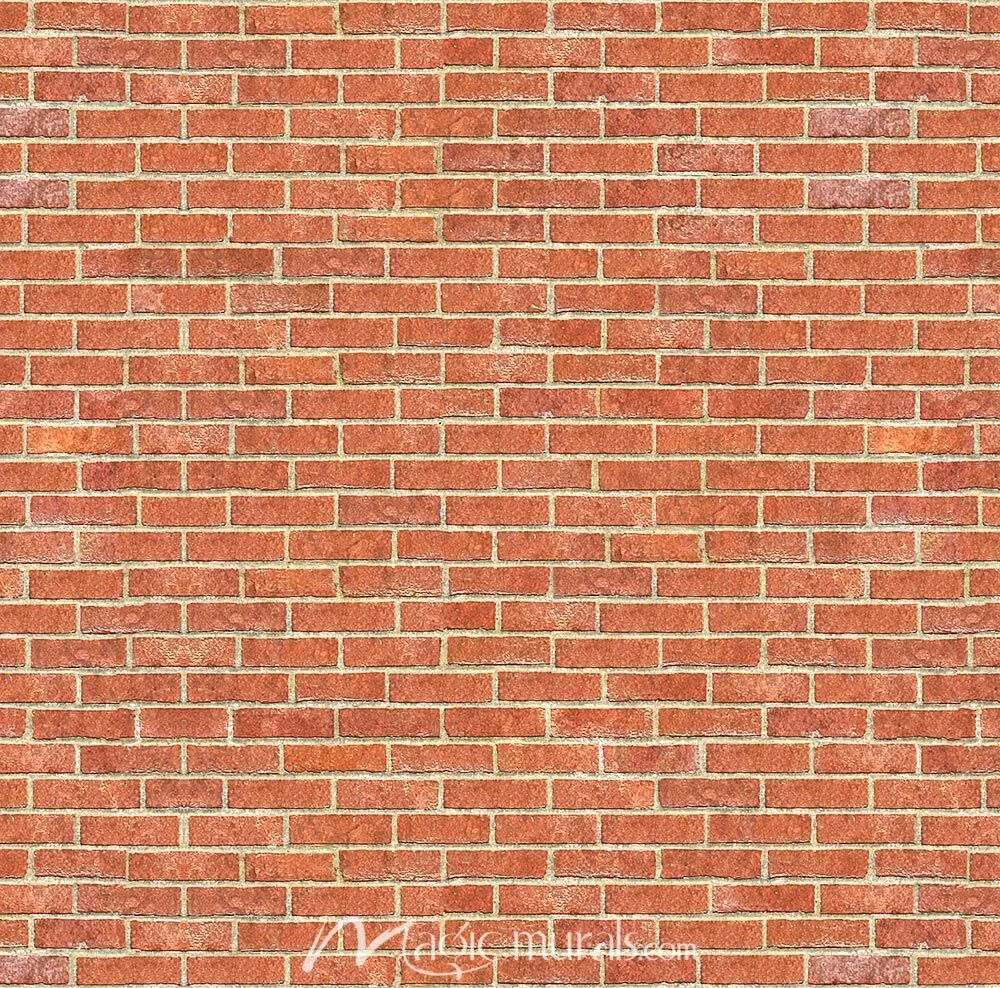 Red Bricks Wallpaper Wall Mural by Magic Murals