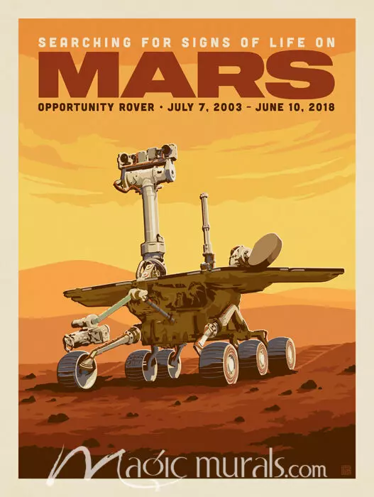 ADG Mars Rover Opportunity Wallpaper Mural by Magic Murals