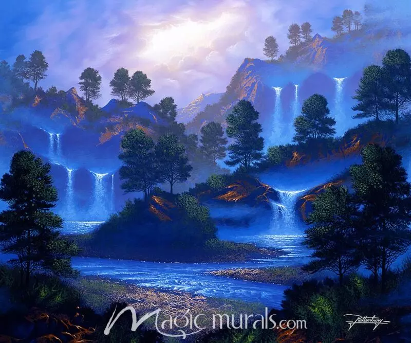 Magical Realm Wallpaper Wall Mural by Magic Murals