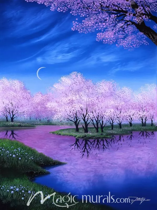 Reflections of Spring Wallpaper Mural by Magic Murals