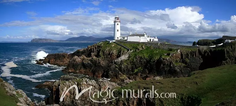 Fanad Lighthouse Panorama Wallpaper Mural by Magic Murals