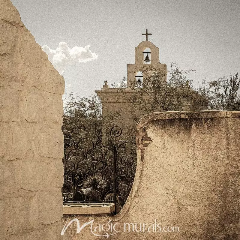 Mission Chapel Wallpaper Wall Mural by Magic Murals