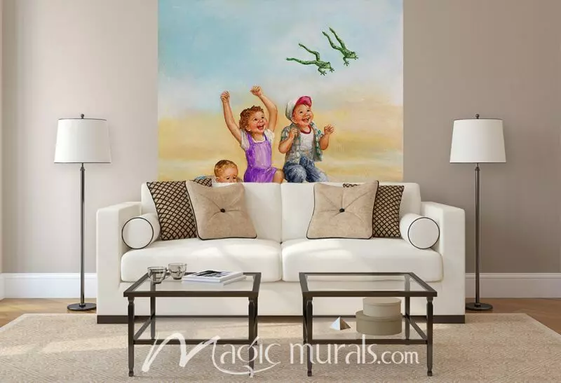 Frog Contest Wallpaper Wall Mural by Magic Murals