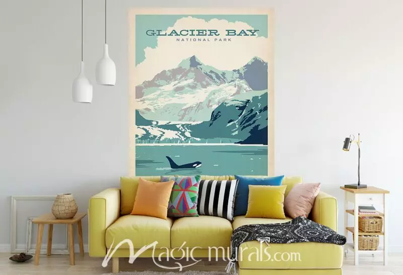 Glacier Bay Wallpaper Wall Mural by Magic Murals