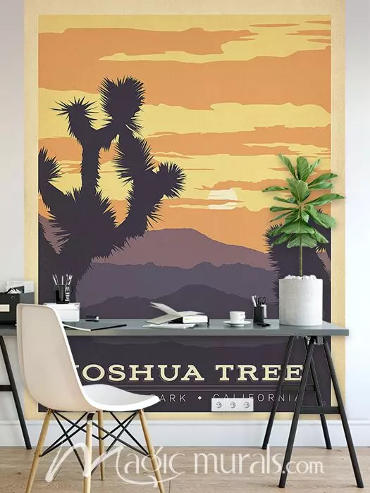 Joshua Tree Wallpaper Wall Mural by Magic Murals