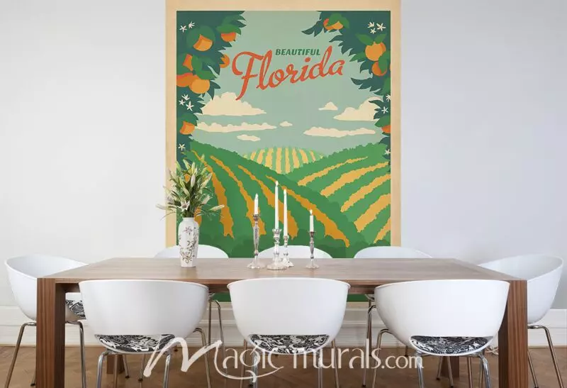 Florida Wallpaper Wall Mural by Magic Murals