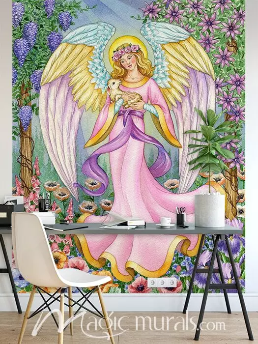 Spring Angel Wallpaper Wall Mural by Magic Murals