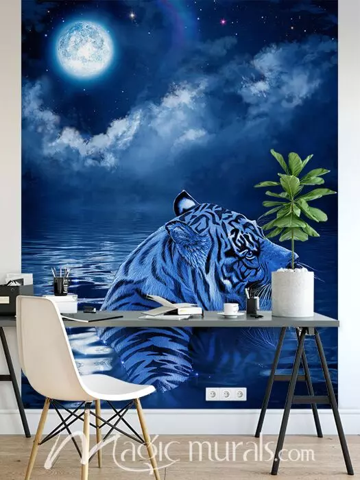 Moonlit Destiny Wallpaper Wall Mural by Magic Murals