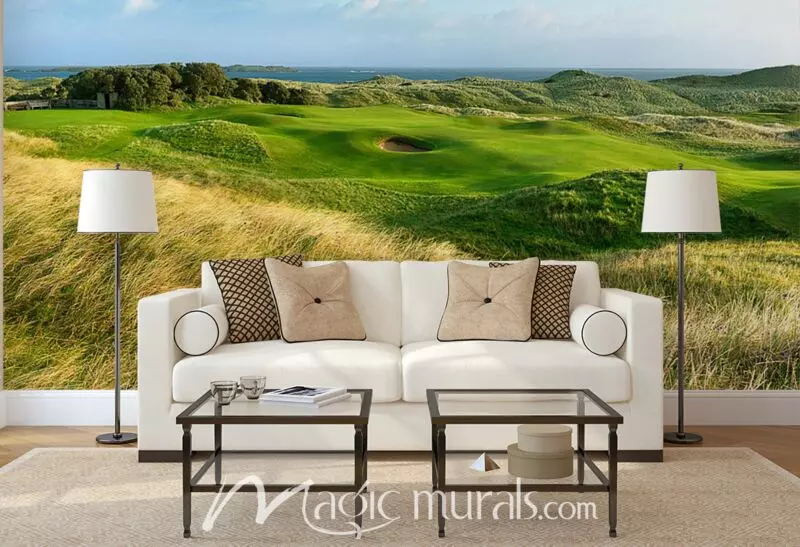 Royal Portrush 13th Hole Wallpaper Mural by Magic Murals