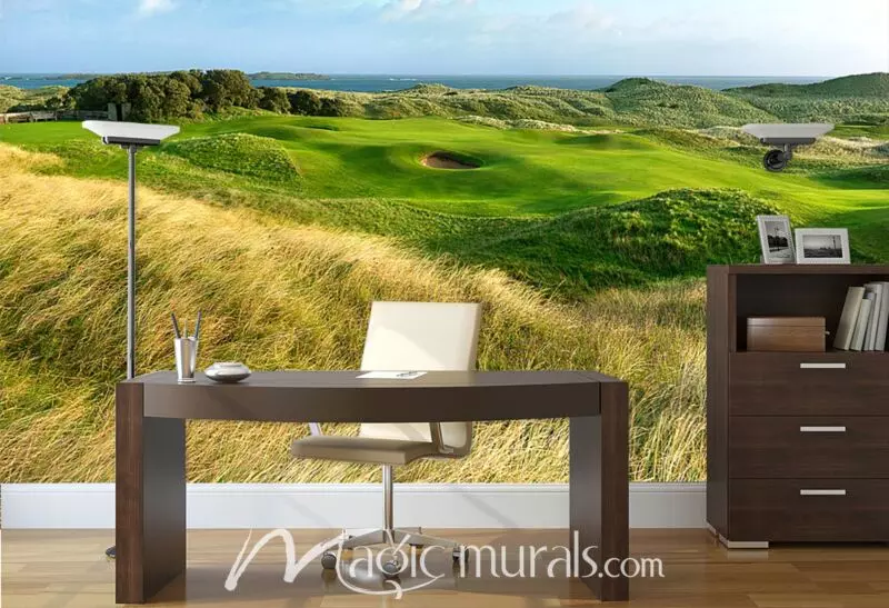 Royal Portrush 13th Hole Wallpaper Mural by Magic Murals