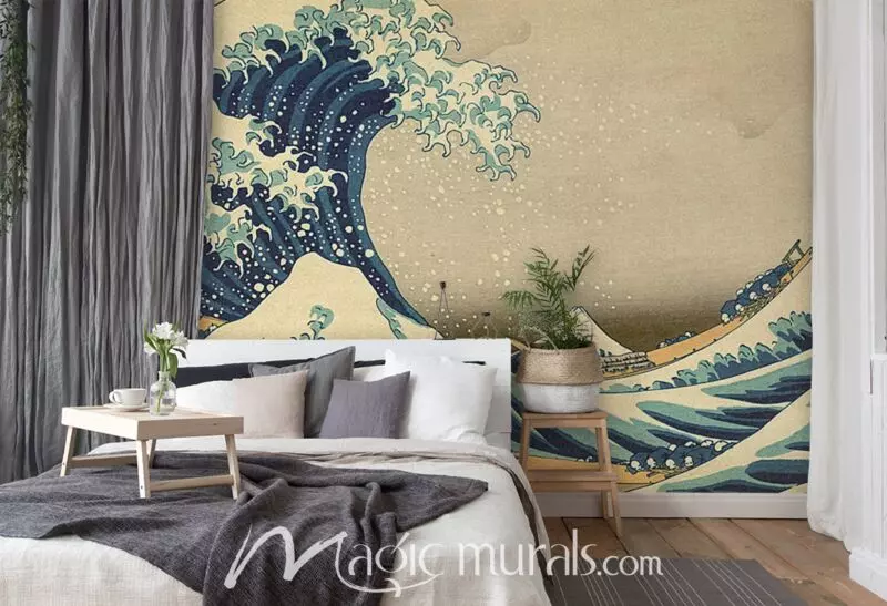 The Great Wave Wallpaper Wall Mural by Magic Murals
