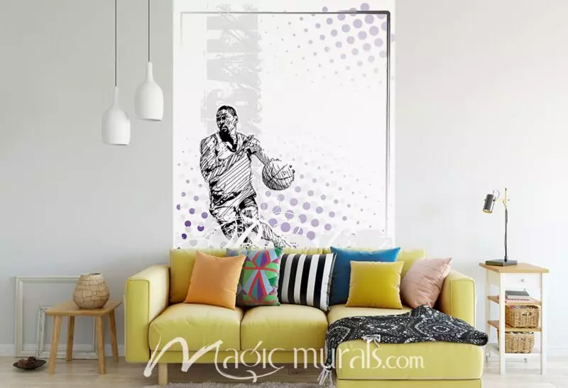 Basketball Passion Wallpaper Wall Mural by Magic Murals