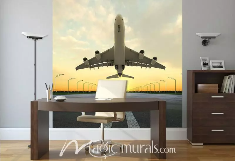 Take Off Wallpaper Wall Mural by Magic Murals