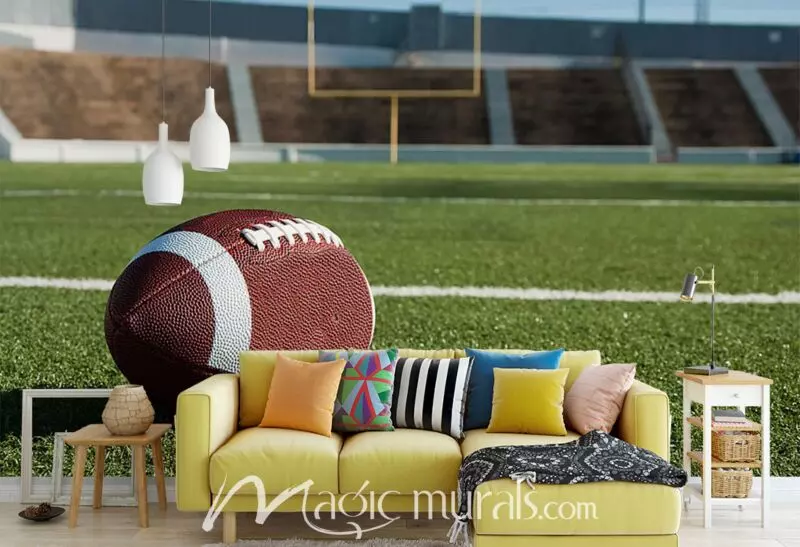 Football Wallpaper Wall Mural by Magic Murals