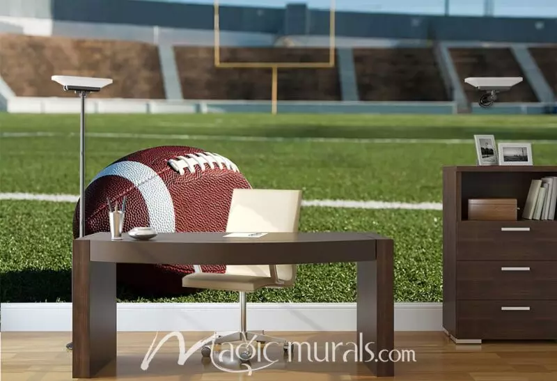 Football Wallpaper Wall Mural by Magic Murals