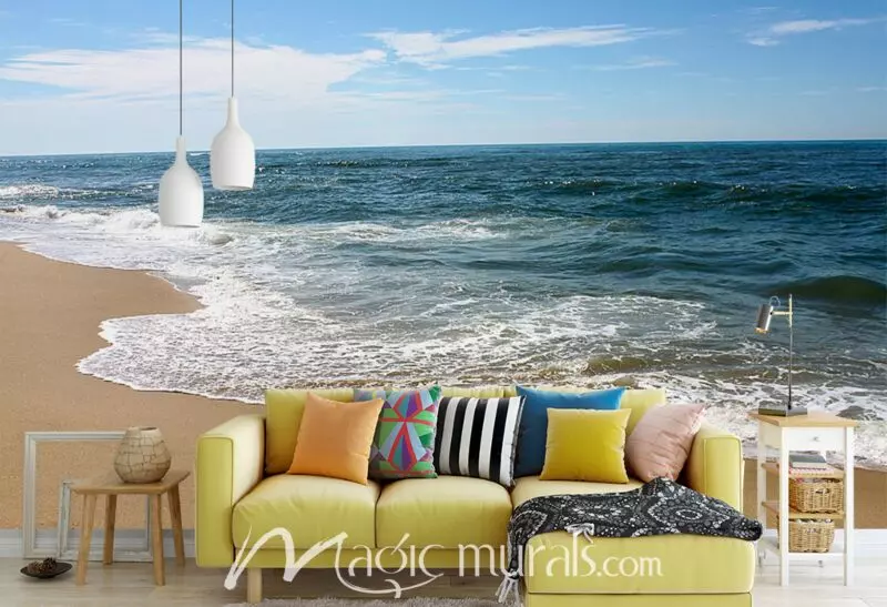 Massachusetts Shoreline Wallpaper Mural by Magic Murals