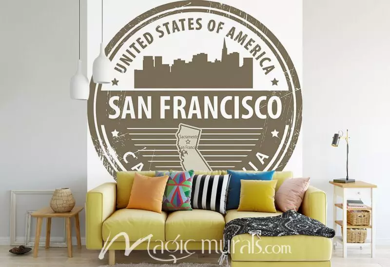 San Francisco Wallpaper Wall Mural by Magic Murals