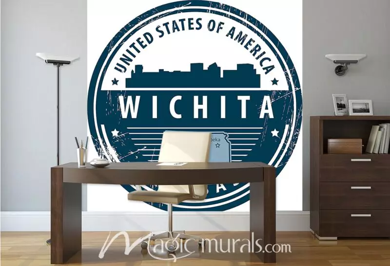 Wichita Wallpaper Wall Mural by Magic Murals