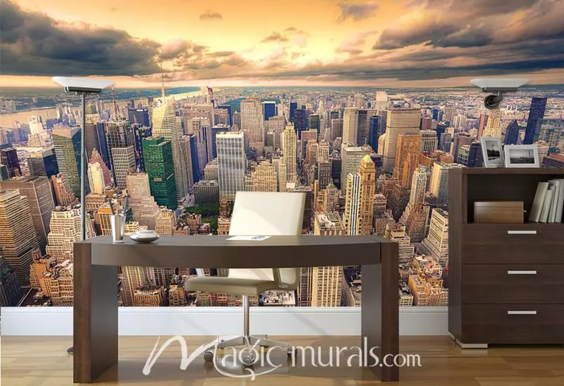 Urban Dusk Wallpaper Wall Mural by Magic Murals