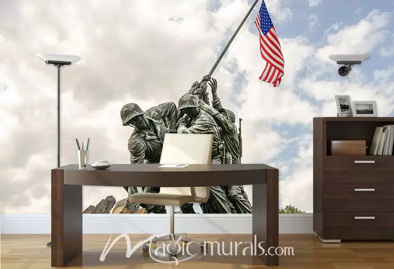 Marine Corps War Memorial Wallpaper Mural by Magic Murals