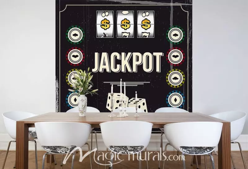 Jackpot! Wallpaper Wall Mural by Magic Murals