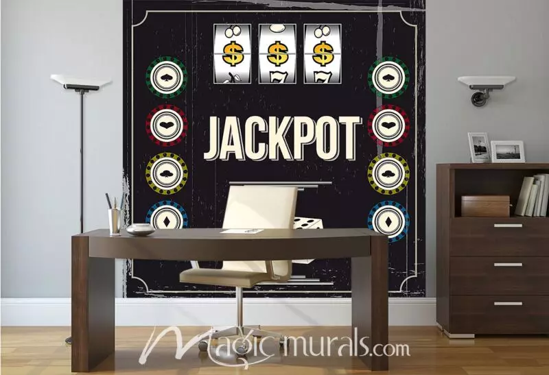 Jackpot! Wallpaper Wall Mural by Magic Murals
