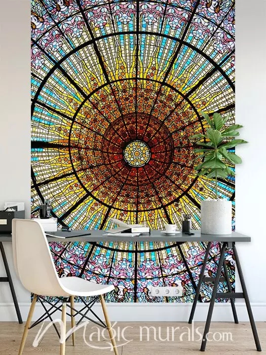 Barcelona Dome Wallpaper Wall Mural by Magic Murals